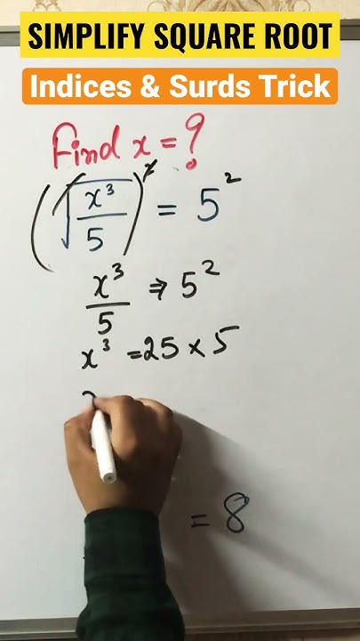 🤔SIMPLIFY SQUARE ROOTS/indices & Surds🤨 - YouTube