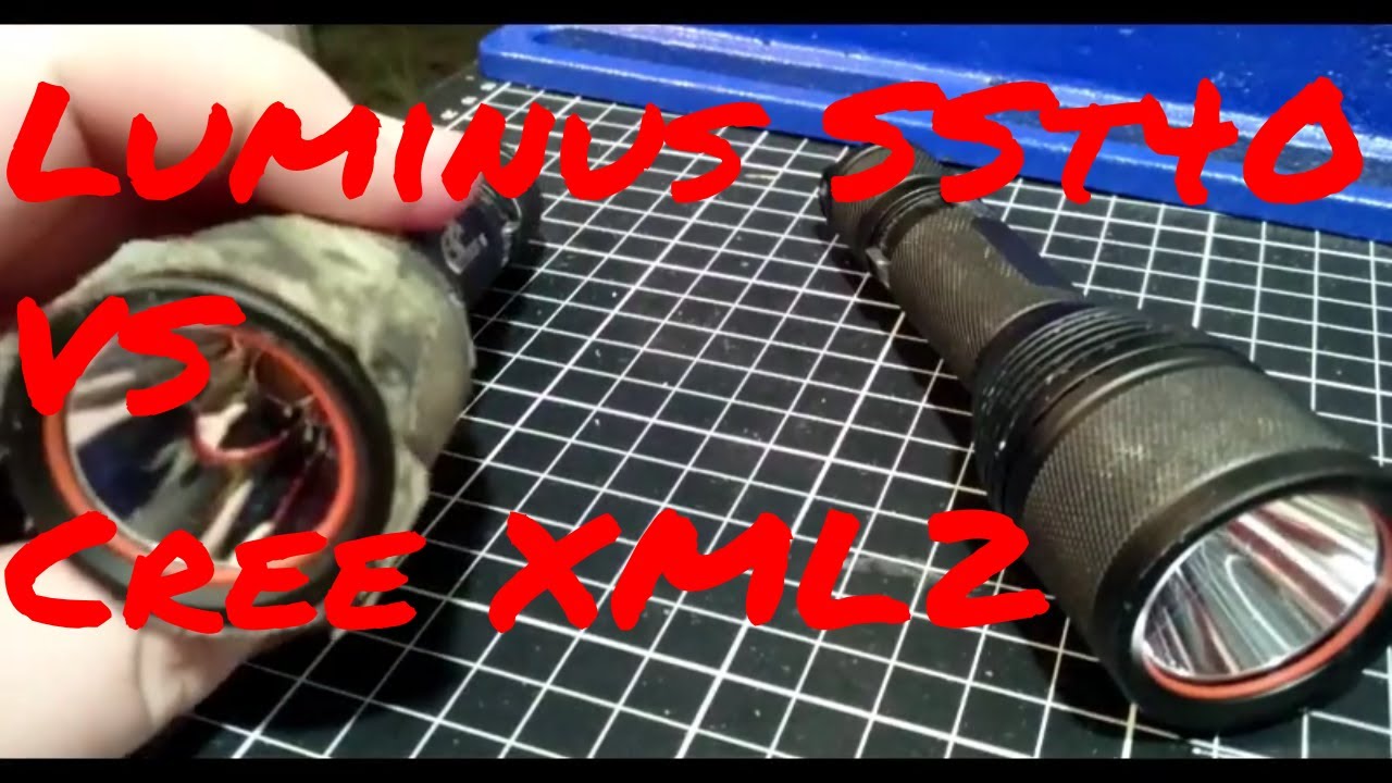 Luminus SST40 VS Cree XML2 (SST40 Overview)(2400 lumen flashlight ...