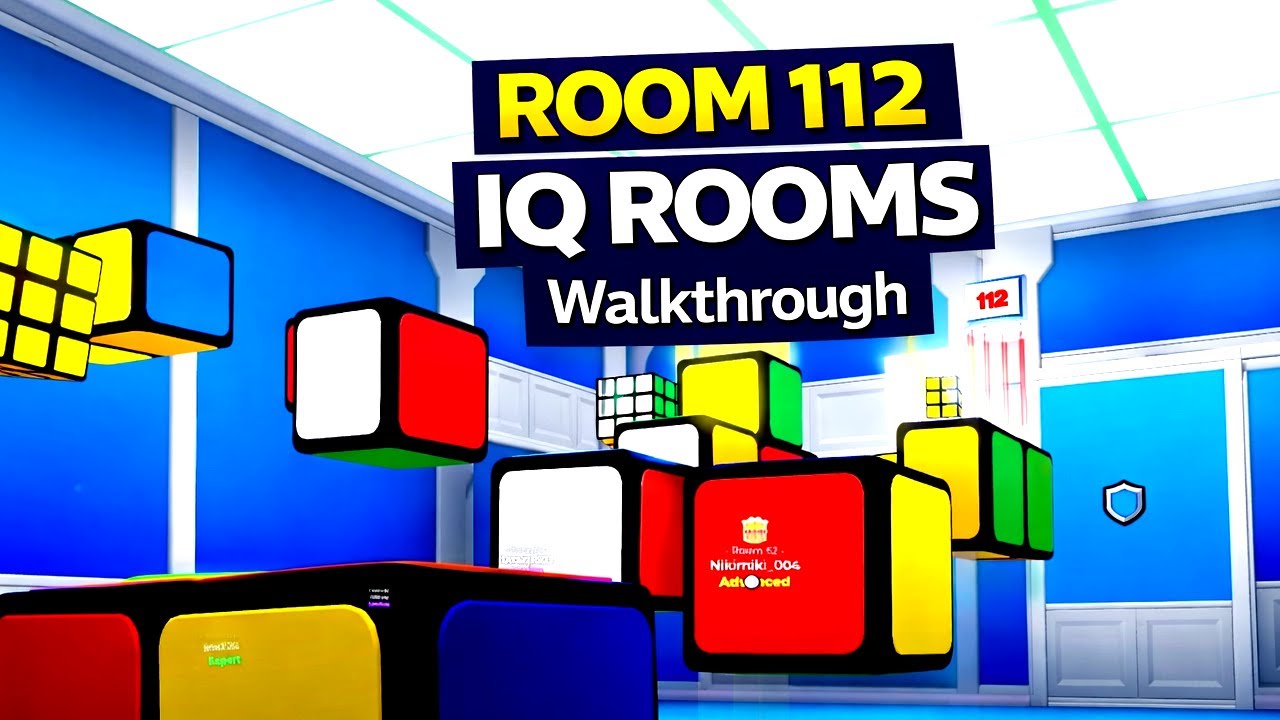 ROOM 112 IQ ROOMS Roblox Walkthrough [Full Guide in English] (How To ...
