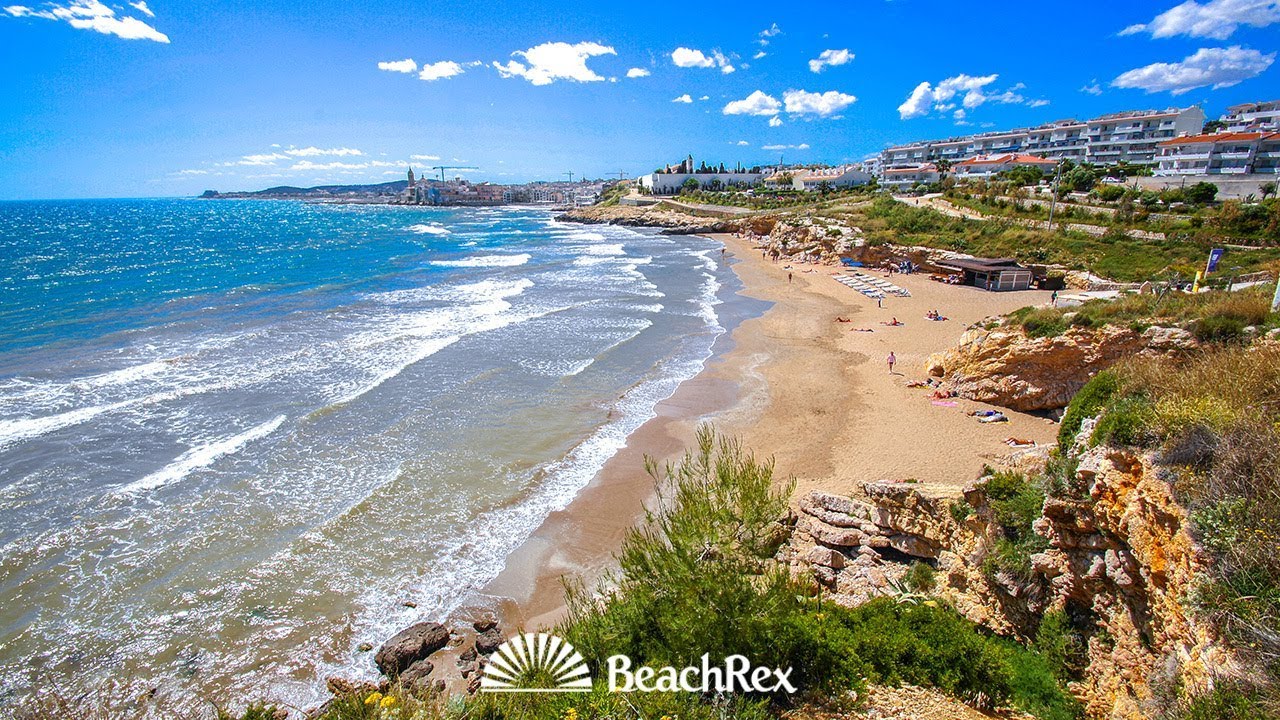 Playa Els Balmins, Sitges, Spain - YouTube