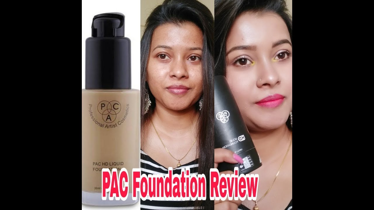 PAC HD Liquid Foundation Review & test(shade 1.9)/ankish beauty - YouTube