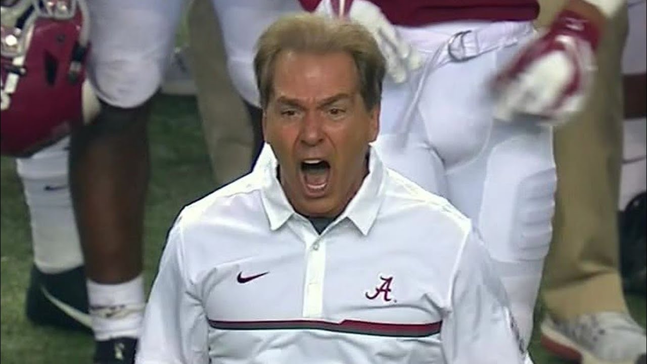 Nick Saban Angry - YouTube