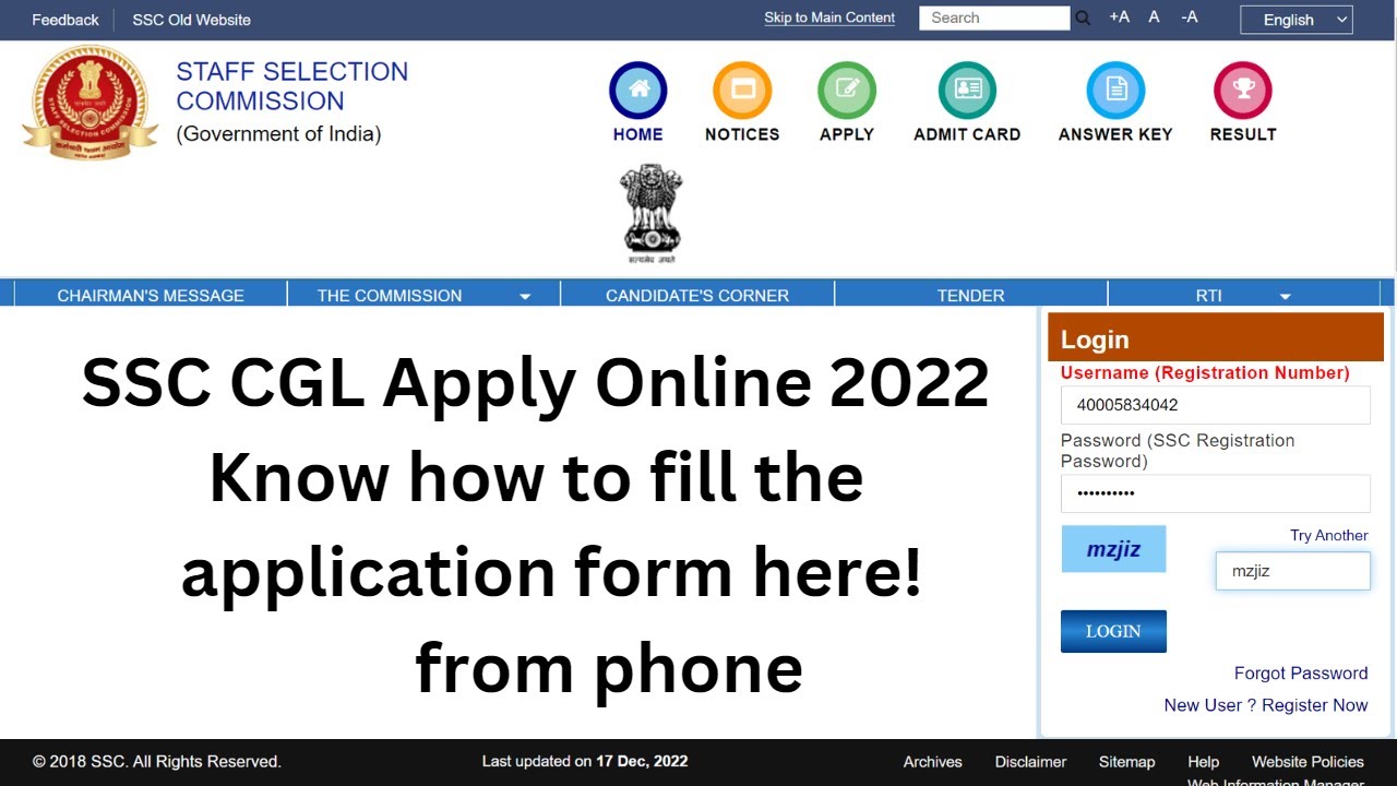 How to fill SSC application form 2024? @ak9infinite - YouTube