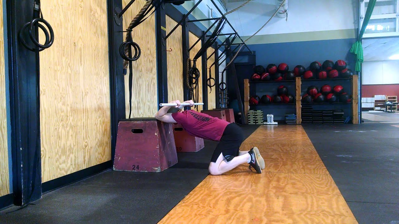 Butcher's block stretch - YouTube