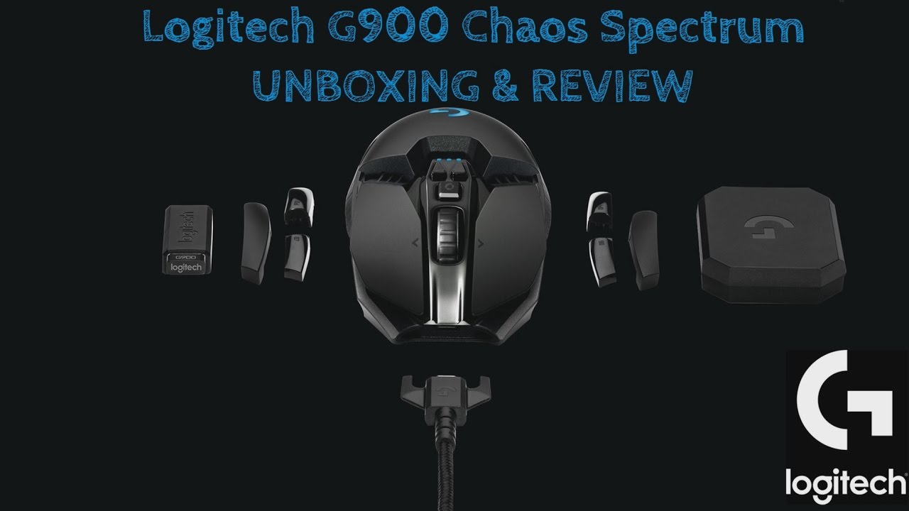 Logitech G900 Chaos Spectrum - unboxing and review - YouTube