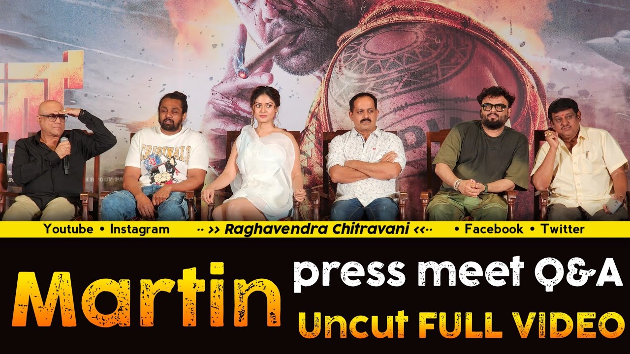 "Martin" press meet Q&A Uncut FULL VIDEO | Dhruva Sarja | Uday K Mehta ...