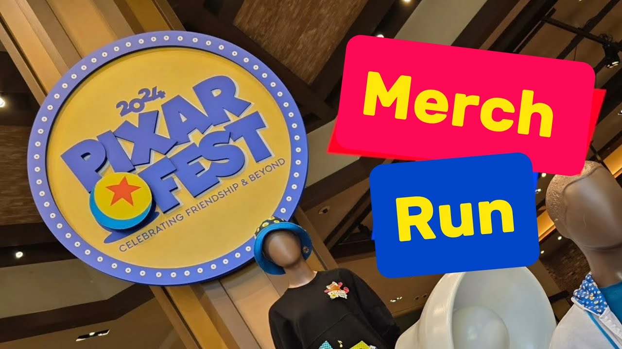 Merch Run! Pixar Fest 2024 at Disneyland Resort - YouTube