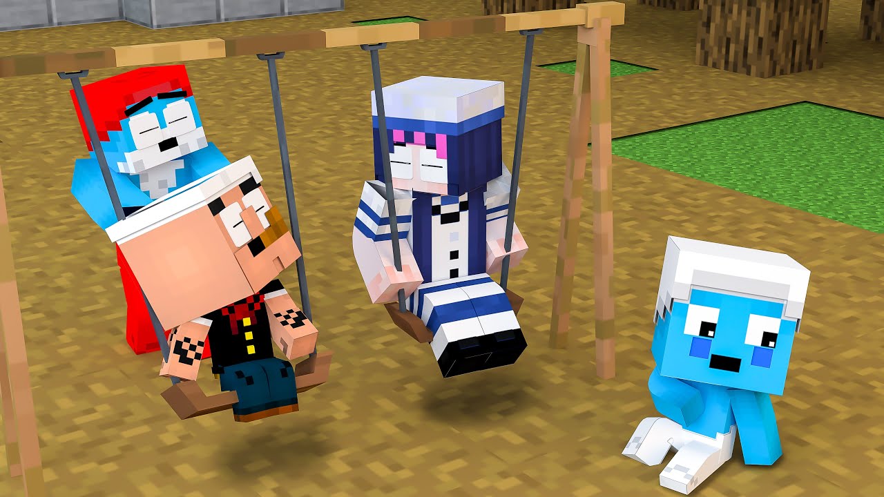 Minecraft Smurfs | Le Bébé Schtroumpf A Une Nouvelle Famille ...