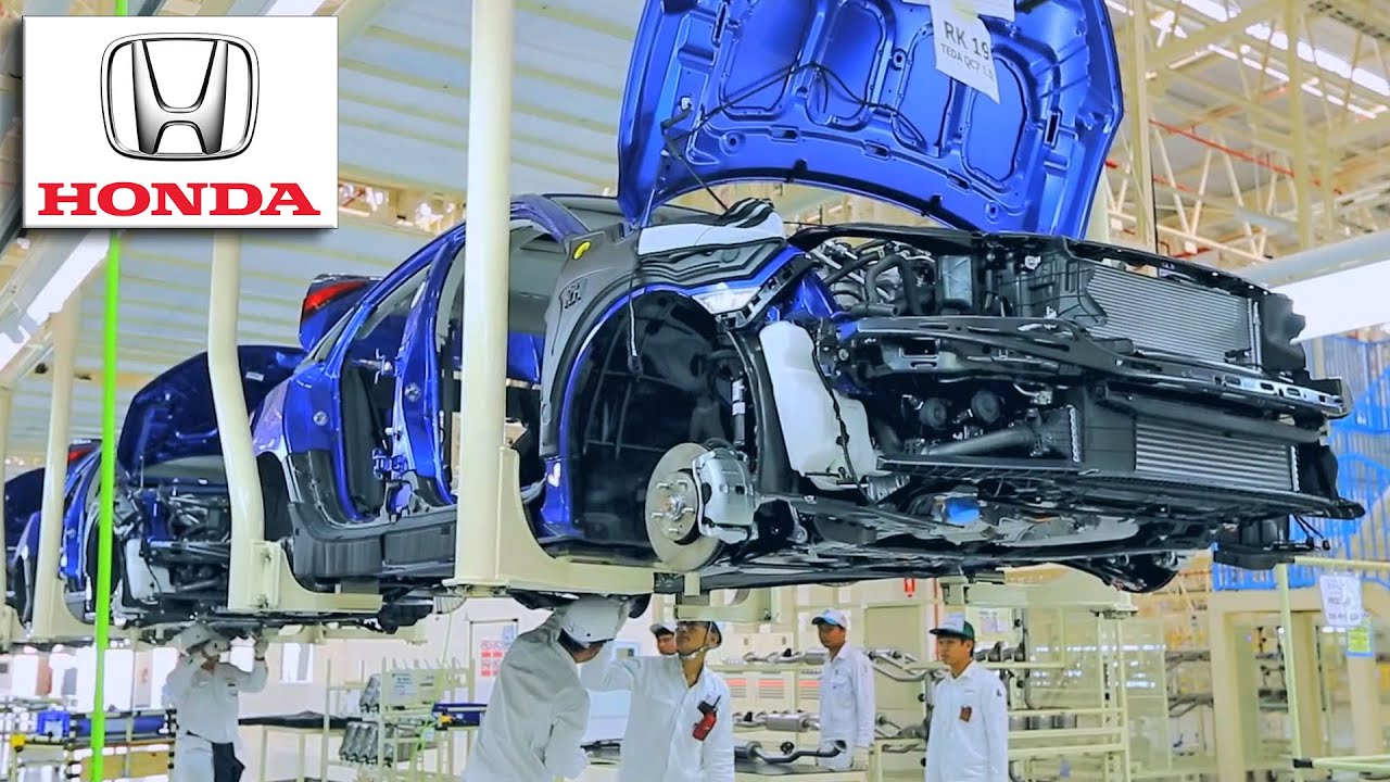 Honda Civic Production - Thailand - YouTube