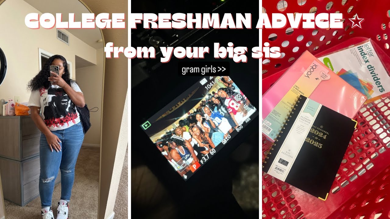 BTS SERIES PT1 : Freshman College Advice * college 101 - YouTube