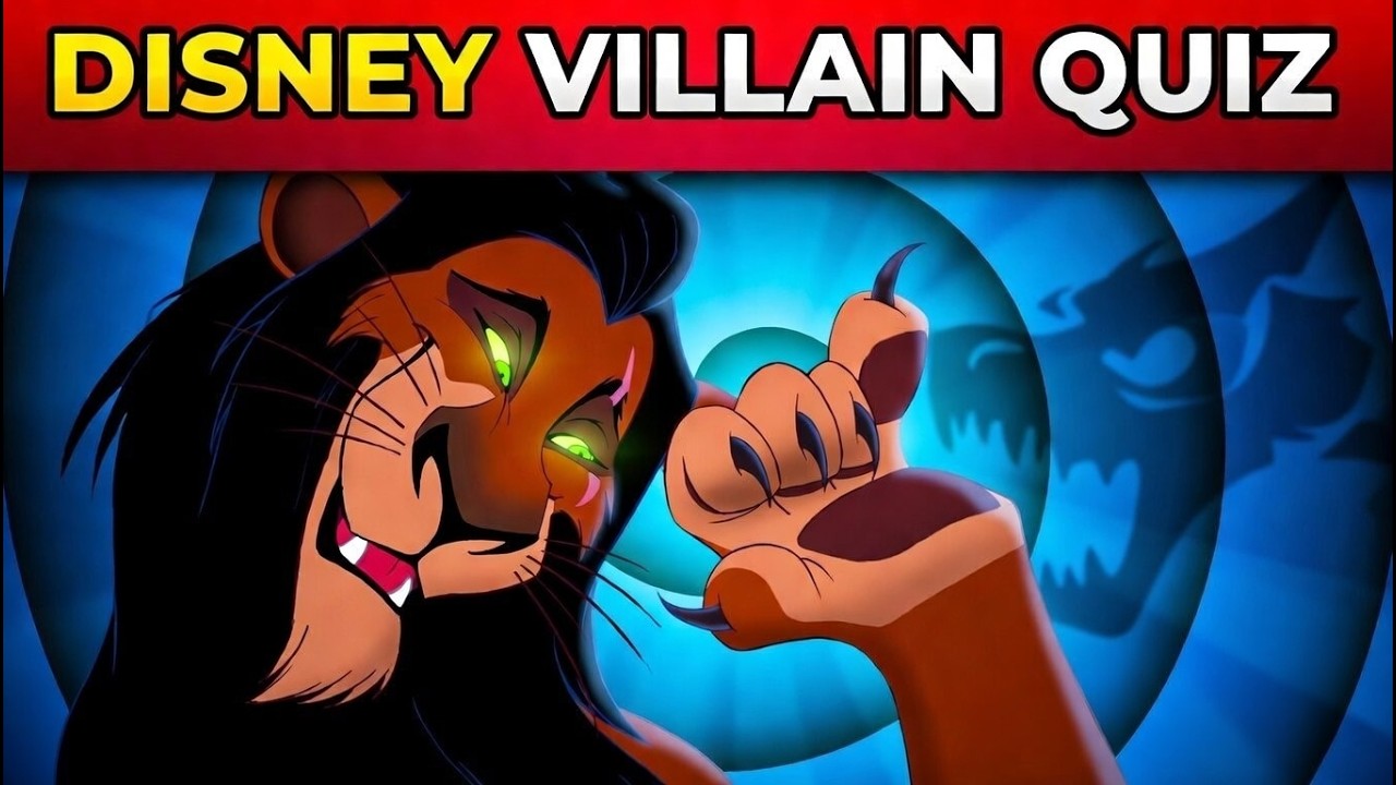 Disney Villains Trivia 😈 | 20 Questions (Easy → Hard) - YouTube