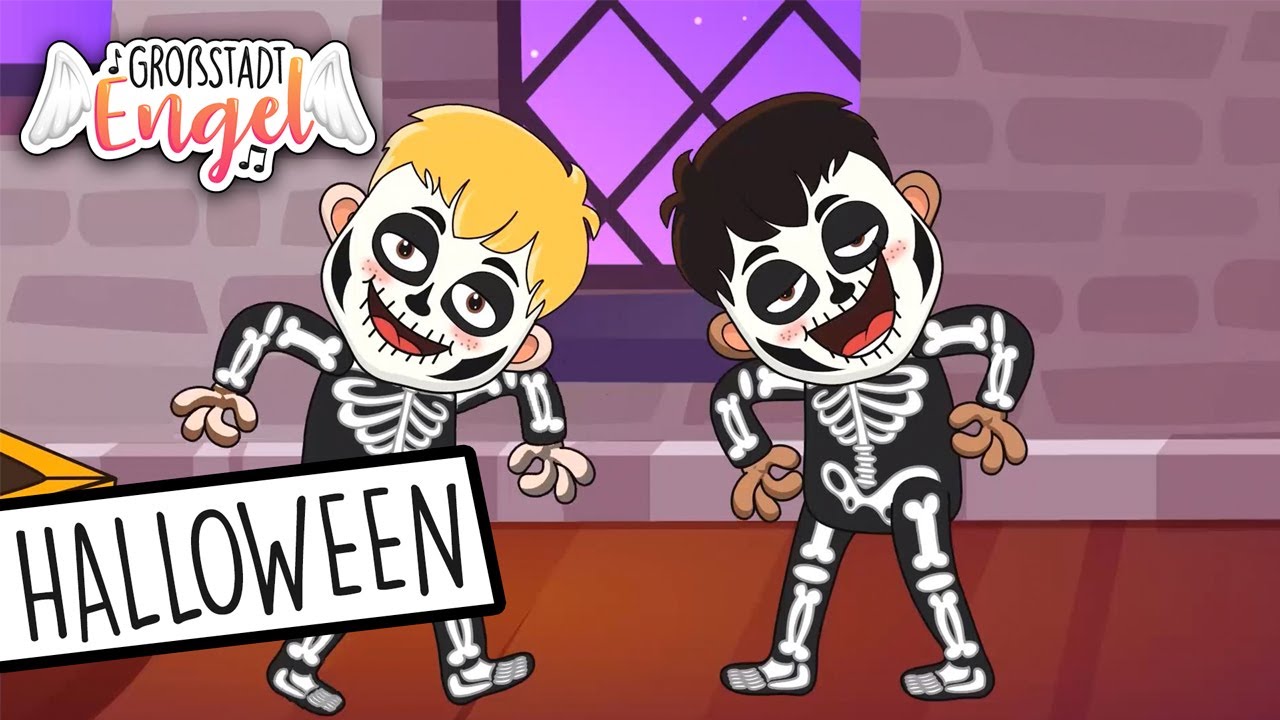 HALLOWEEN | Kinderlieder zum Tanzen | Zeichentrick Video | Kinderdisco ...