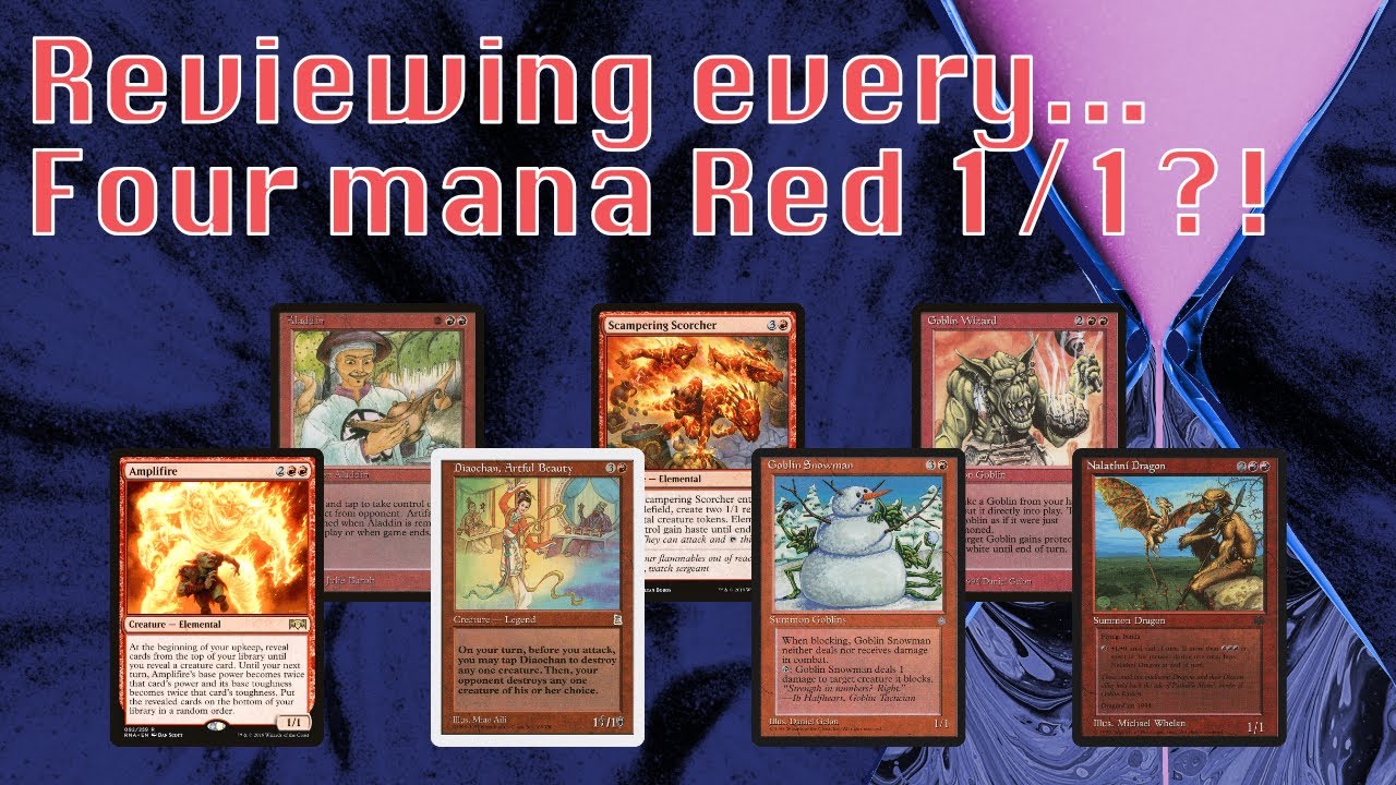 Reviewing Every Four Mana Red 1/1 in Magic | 012 - YouTube