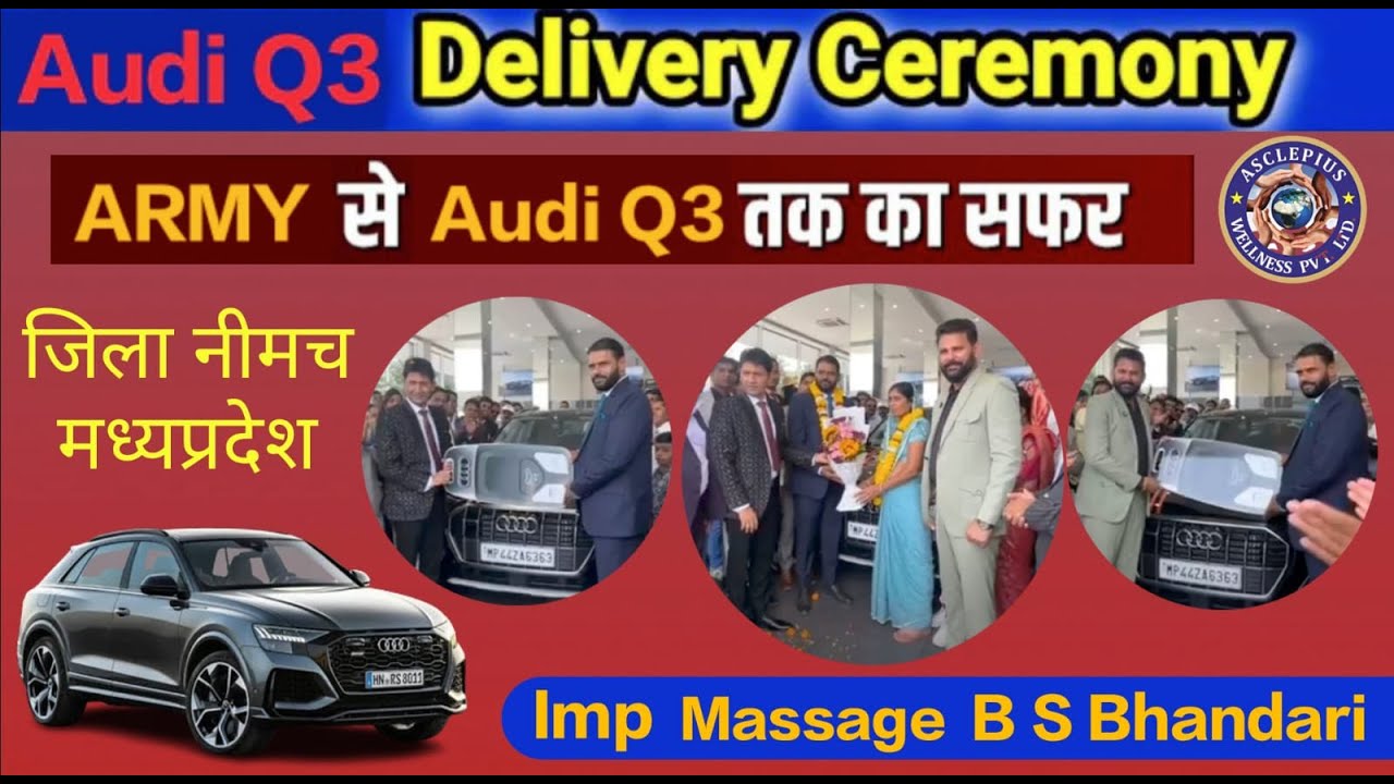 AWPL Audi Q3 || Awpl Luxury Car || Awpl Delivery Ceremony of Blue ...