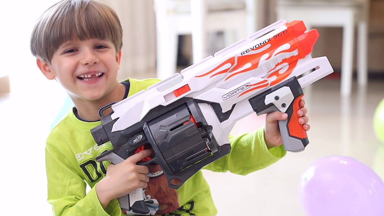 Nerf Vintage Edition Toy - Family Play Time - VORTEX Gun - YouTube