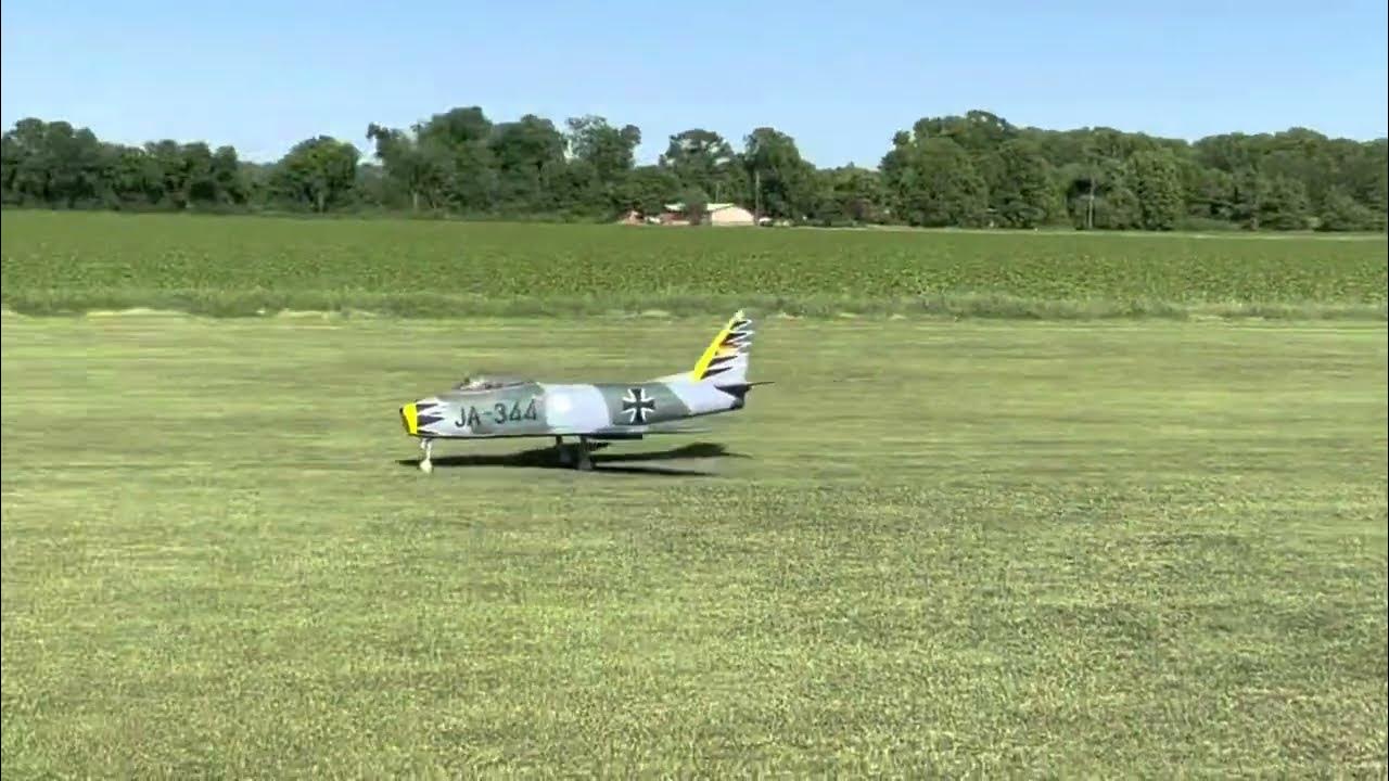 Skymaster 1/5 F86 with a Kingtech 160g2 Monroe - YouTube