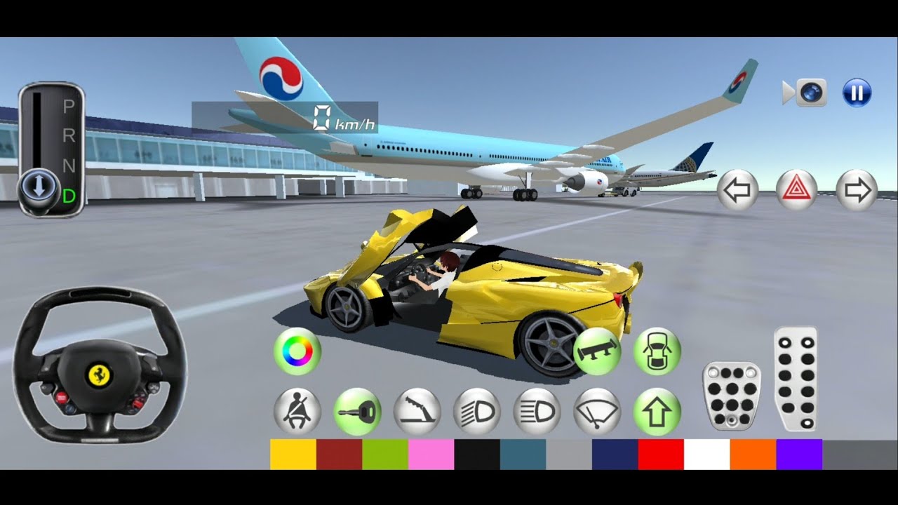 3D Driving Class - Airport car Flying -Car Games-Android gameplay 2020 ...