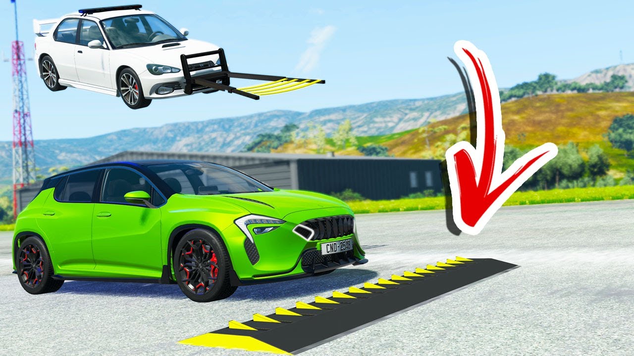 Police WHEEL GRABBER & SPIKE STRIPS In BeamNG Multiplayer! INSANE ...