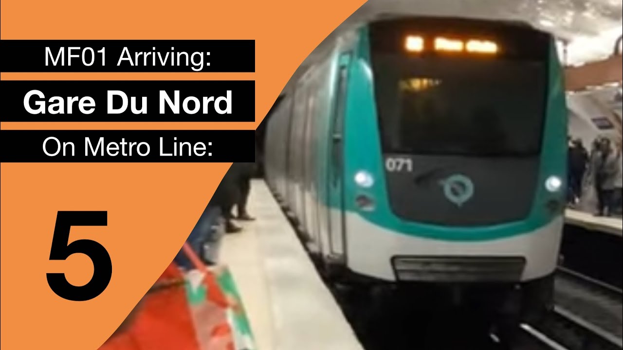 MF01 at Gare Du Nord - YouTube
