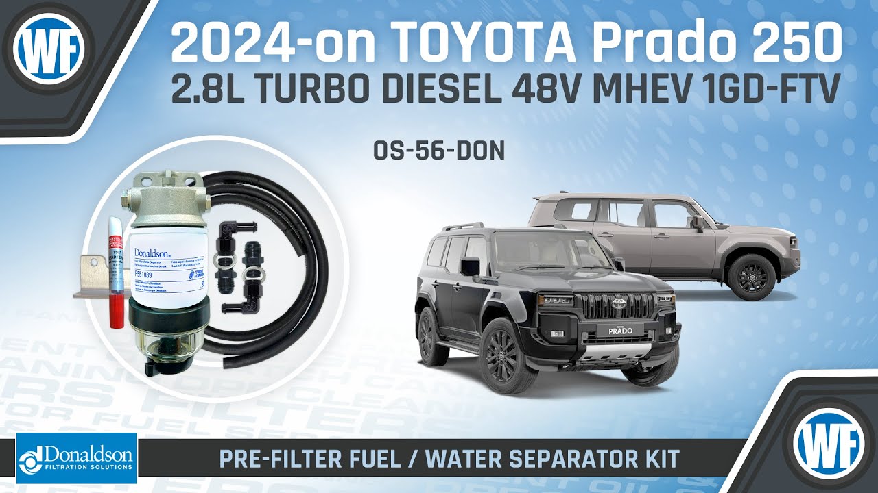 Donaldson Pre-Filter Bracket Kit Installation for 2024-on Toyota LC ...