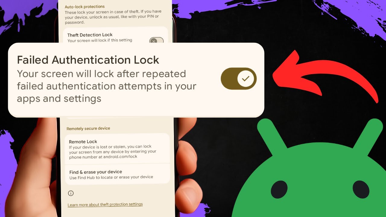 NEW Android Feature Locks the Screen After Failed APP Login Attempts ...