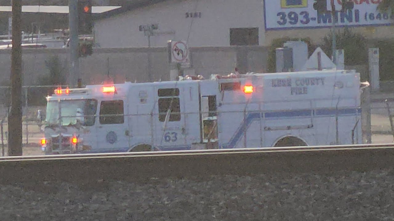 **BRAND NEW ENGINE** Kern County Fire Department Engine 63 arriving on ...