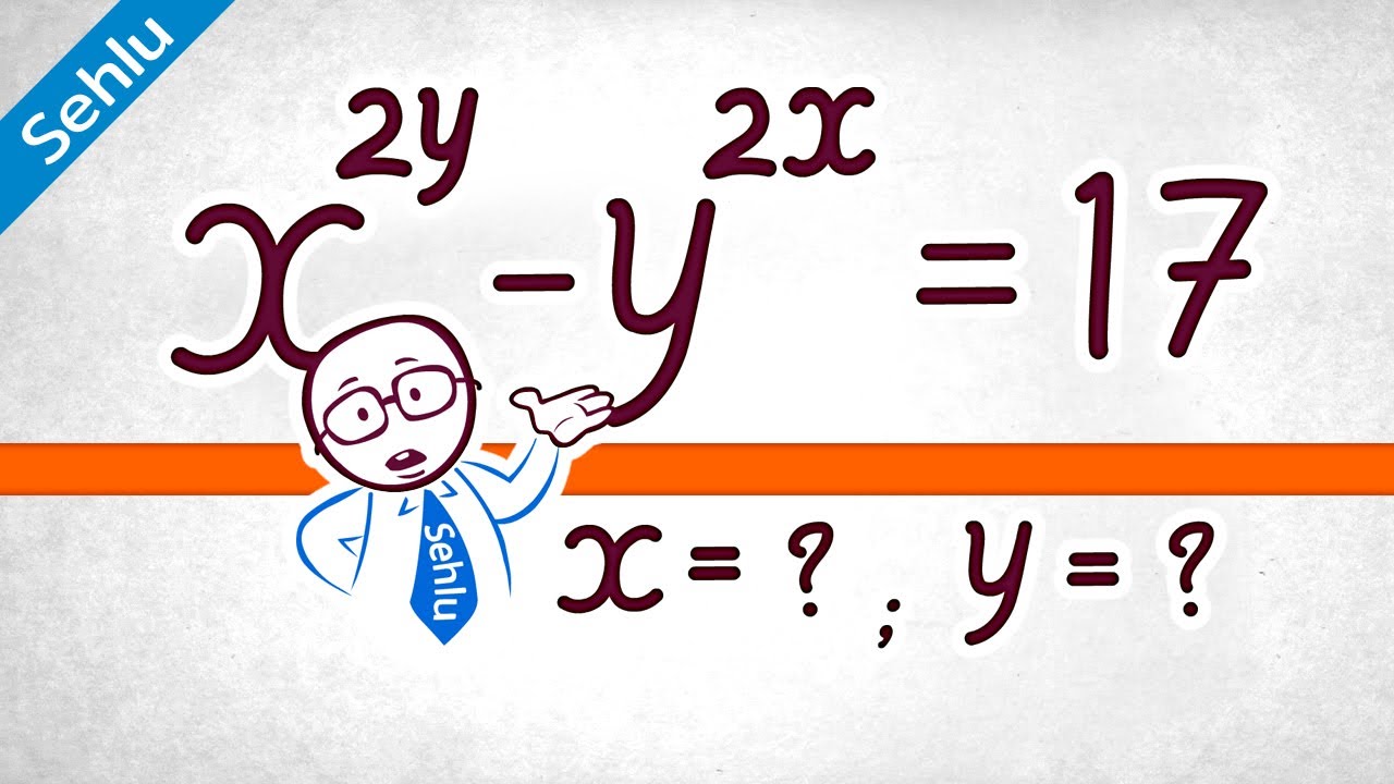 Fantastic #matholympiad question, Solve for x & y #exponentialequation ...