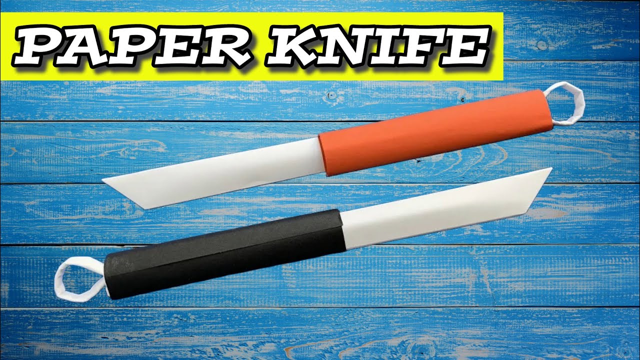 Amazing Hidden Knife | How to Make a Paper Knife | WATCH AT 0.25 SPEED ...