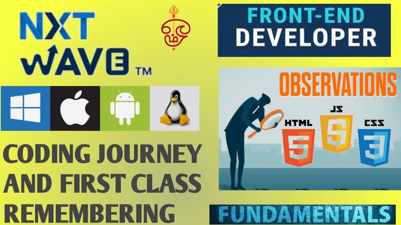FrontEnd Development Html, CSS, JS Operating System Windows MAC What i ...