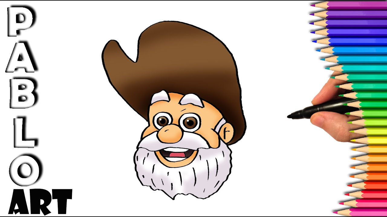 How to draw Stinky Pete from Toy Story 2 | Learn to Draw step by step ...