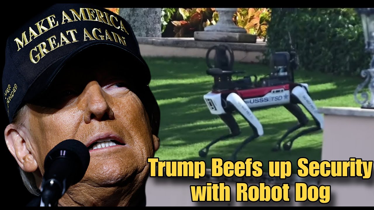 Trump Beefs Up Security With Robotic Secret Service Dog At Mar-a-Lago ...