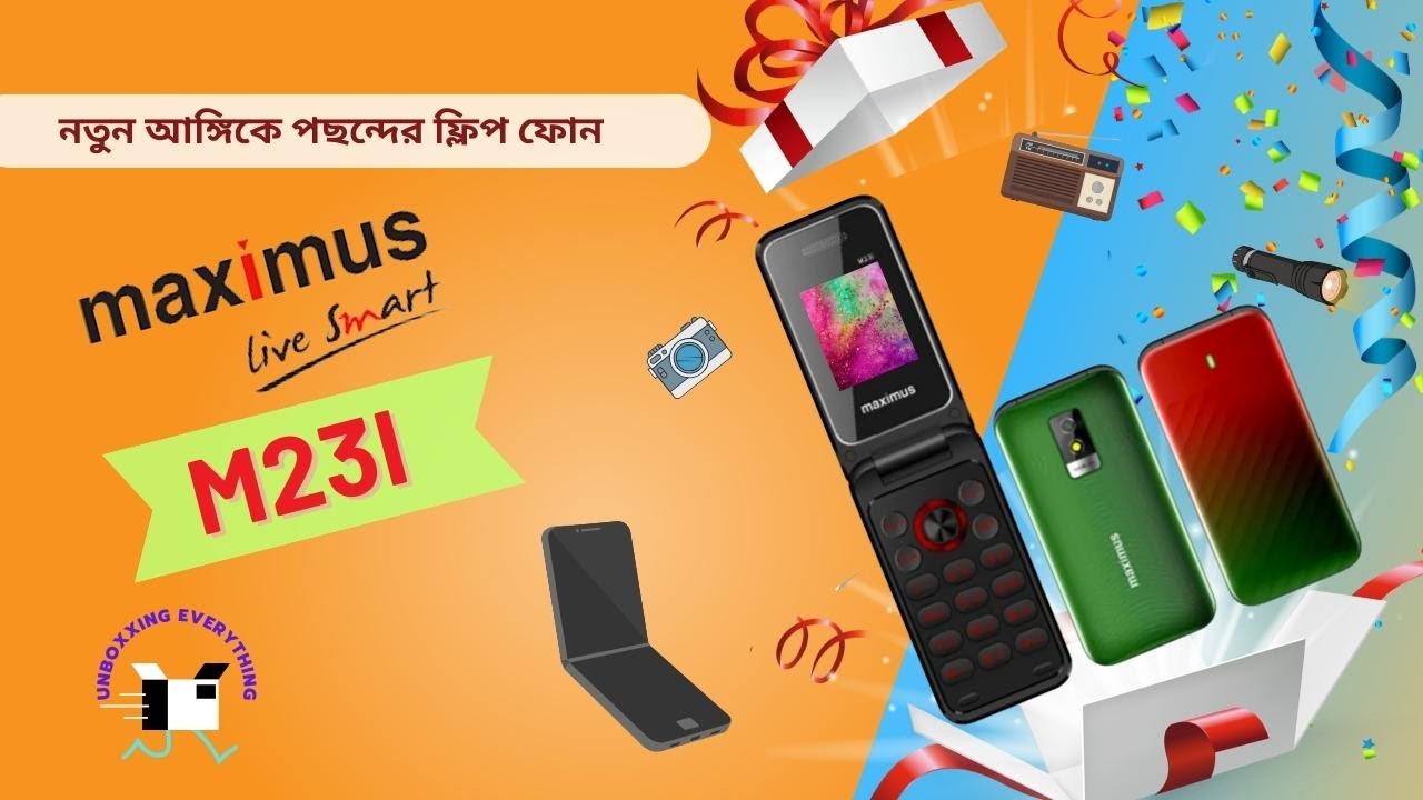 Unboxing Maximus M23i | Budget Flip Phone - YouTube