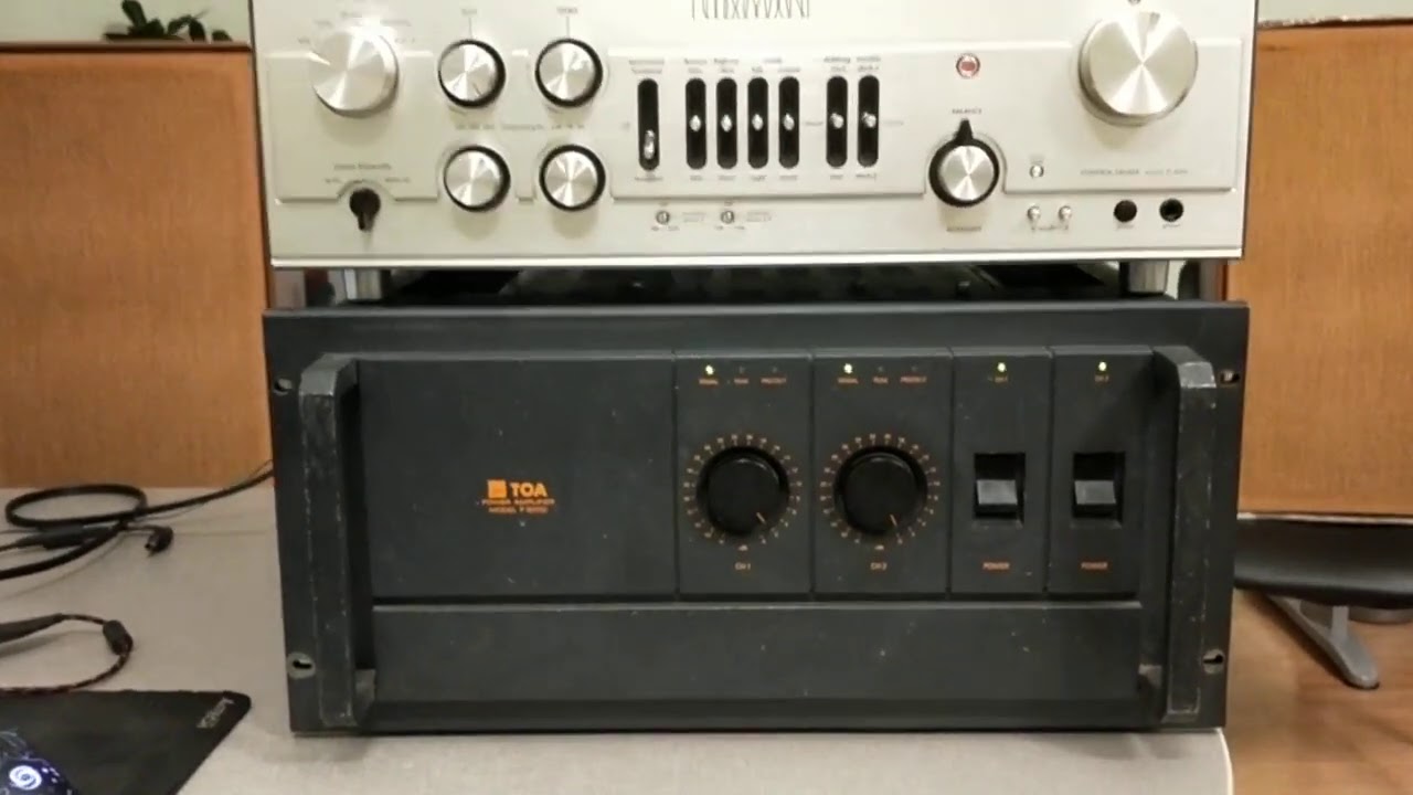 TOA P-300D - YouTube