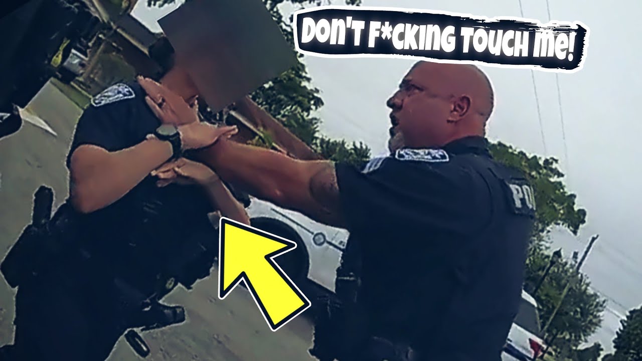 ANGRY Police Deputy GRABS Female Colleague On The Neck During Suspect ...