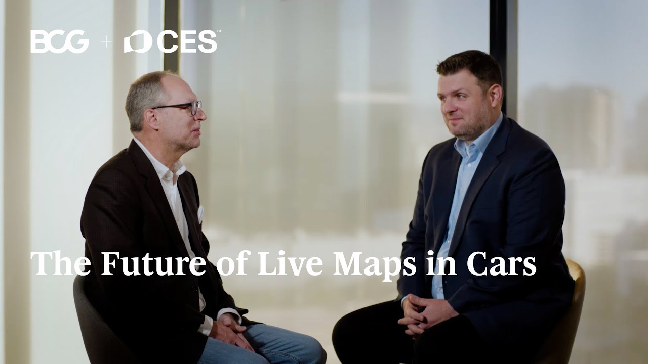 The Future of Live Maps in Cars - YouTube