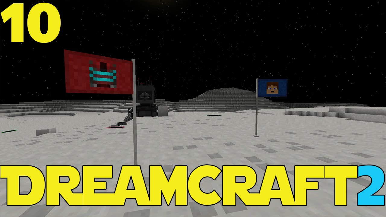 CESTA NA MĚSÍC! - Minecraft Dream Craft 2 Ep.10 w/Porty! - YouTube