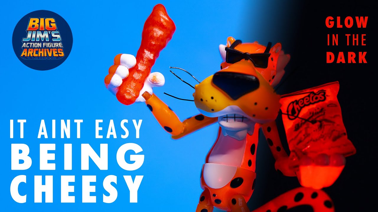Jada Toys Cheetos Chester Cheetah Flamin’ Hot Glow-in-the-Dark Figure ...