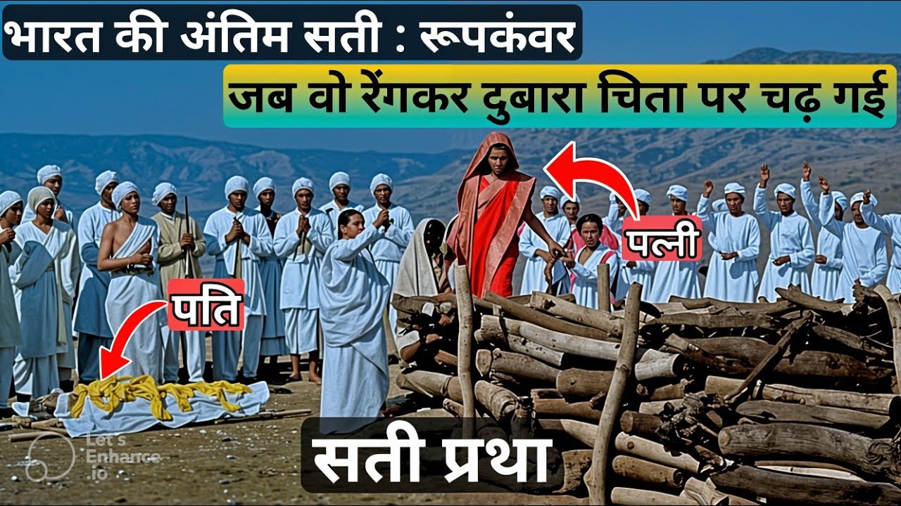 India's last sati Roopkanwar | History of Sati pratha | Sati pratha kya ...