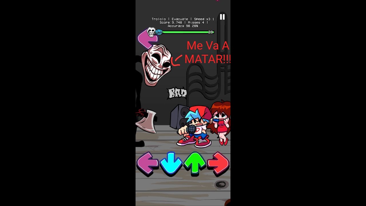 Jugué Friday Night Funkin Trollage Mod Y Es Una LOCURA!!! Fnf vs Mr ...
