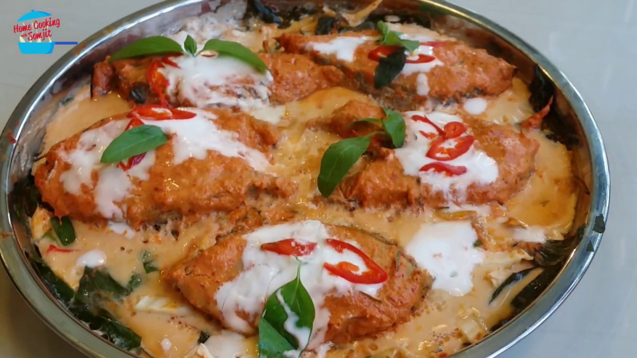 Hor Mok Pla - Thai Otak Otak - E086 - YouTube