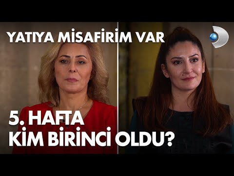 5. Haftanın birincisi hangi yarışmacı oldu? Yatıya Misafirim Var 25. Bölüm