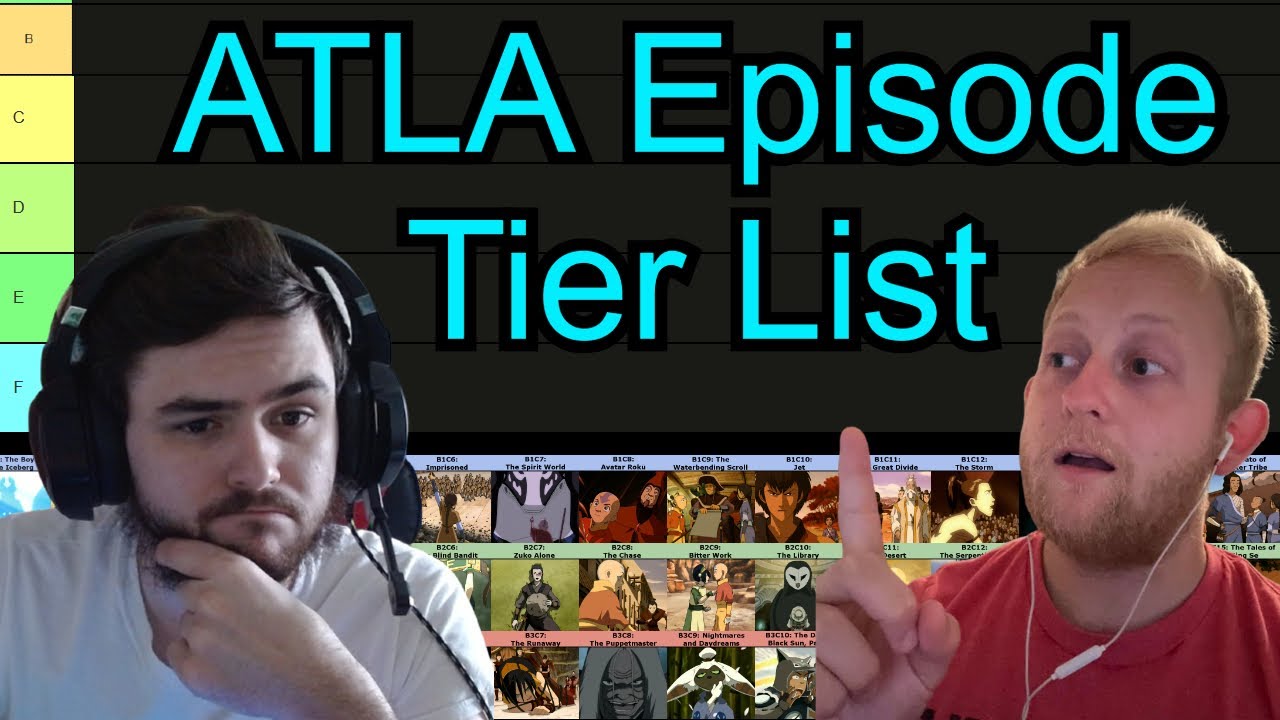 ATLA Episode Tier list (Corn & Sifu) - YouTube