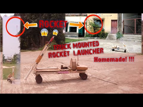 truck mounted rocket launcher||Homemade rc tank|| how to make a rc car ...