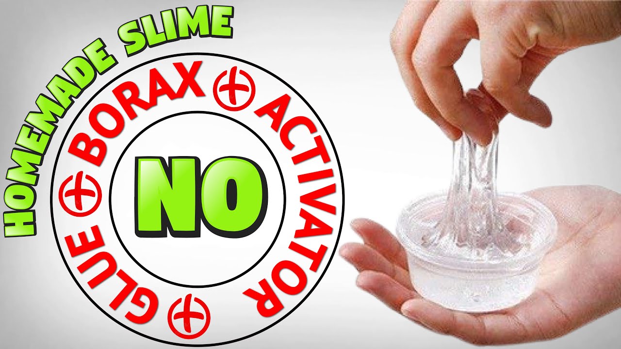 HOW TO MAKE A WATER SUGAR SLIME ONLY WITHOUT GLUE BORAX/HOMEMADE DIY ...