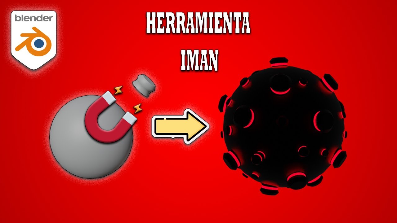 Herramienta Imán, Mina Acuática - En Blender 3.0 | Tutorial Básico ...