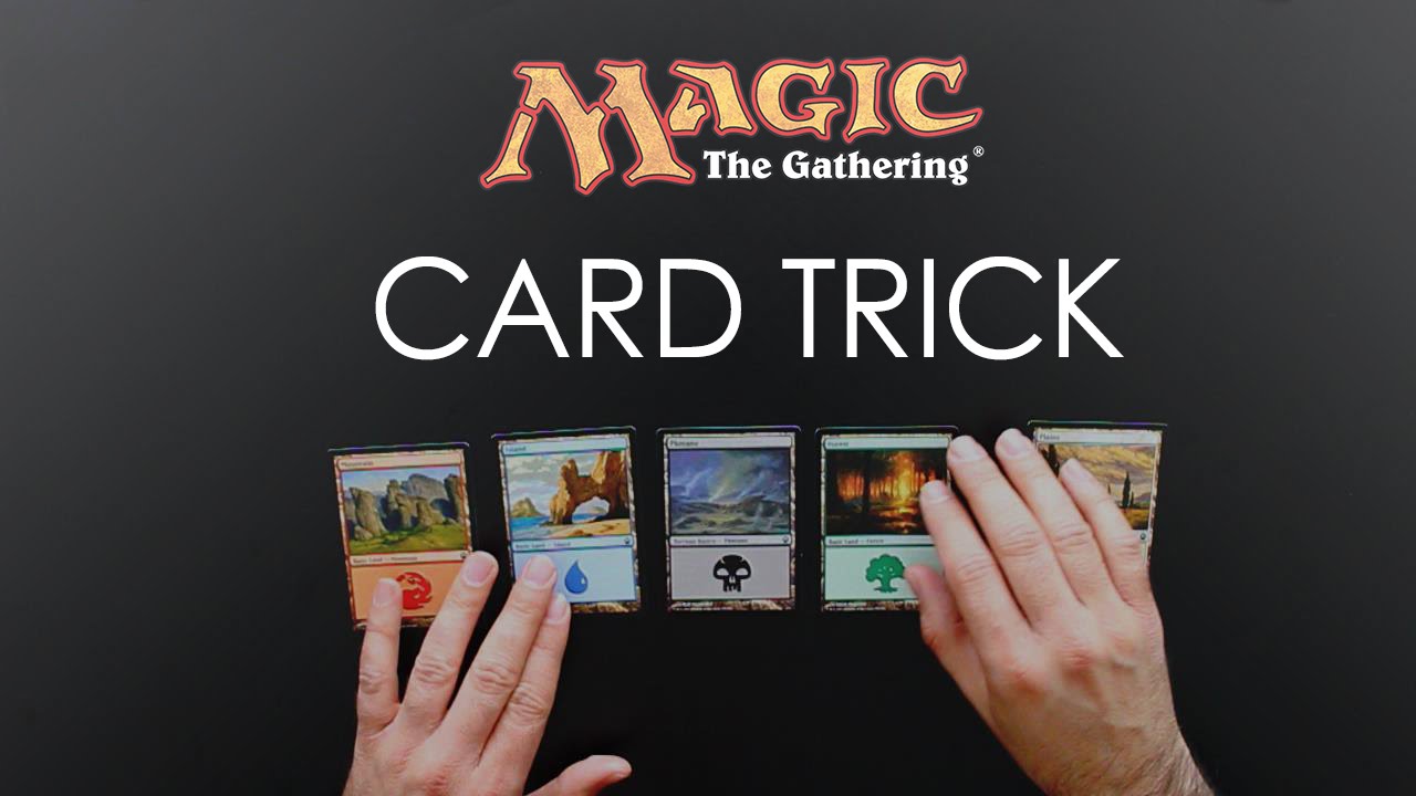 Magic The Gathering Card Trick - YouTube