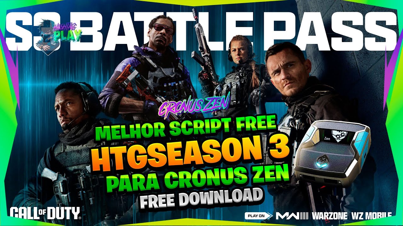 CRONUS ZEN - MELHOR SCRIPT GRATUITO PARA WARZONE HTGSEASON3 AIMLOCK - NO RECOIL E AA INSANO ...