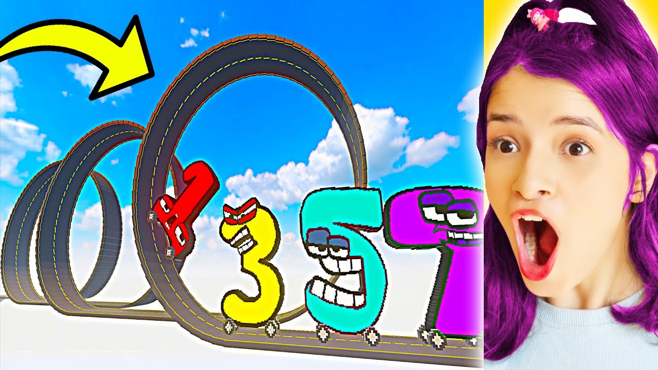 NUMBER LORE vs. O LOOPING GIGANTE *MEGA DESAFIO* - YouTube