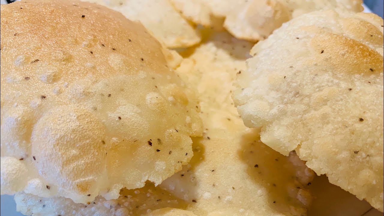 Rice flour Poori | Tomul Por | Crispy Kashmiri Style Tomul Por | Chawal ...