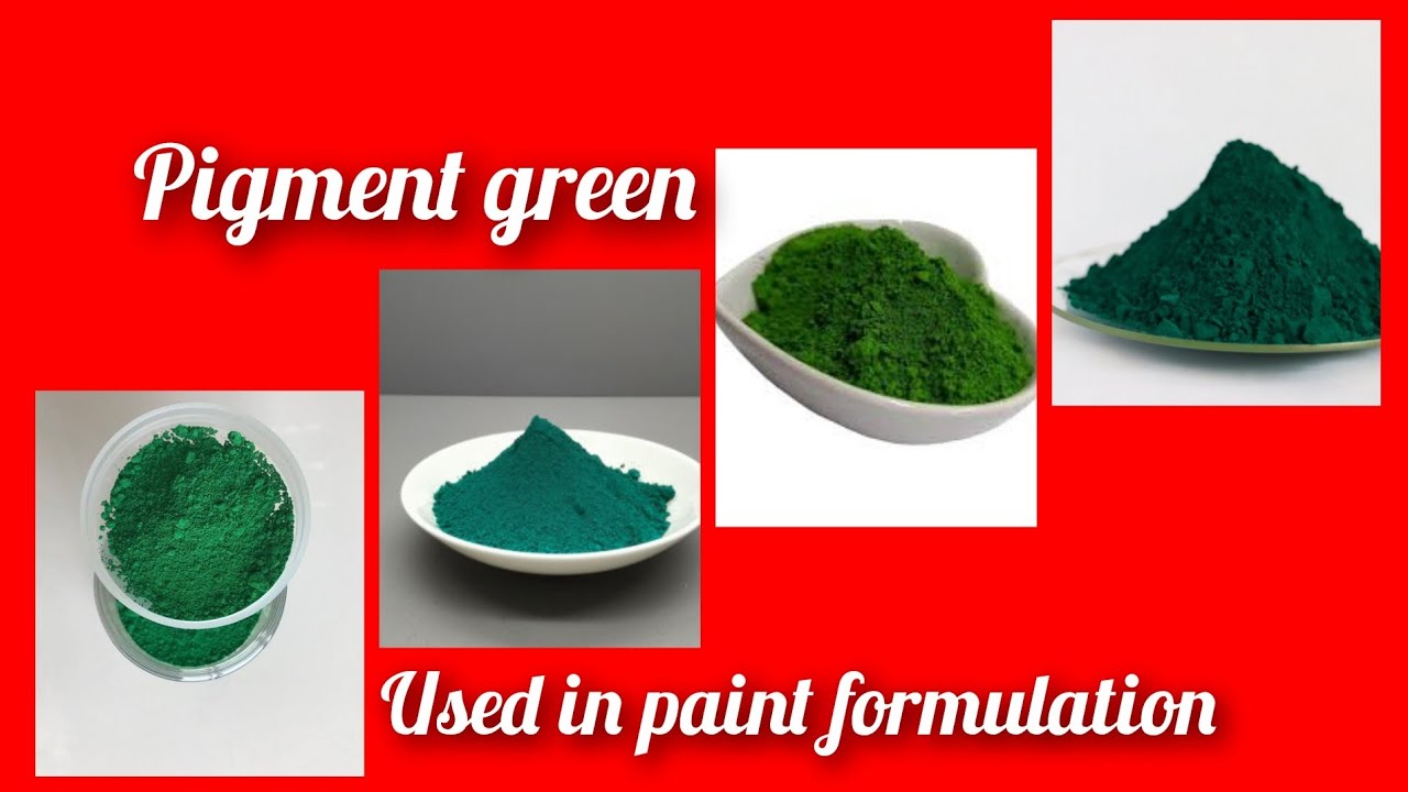 Pigment Green Technology | paint formulation | Green pigments used in ...